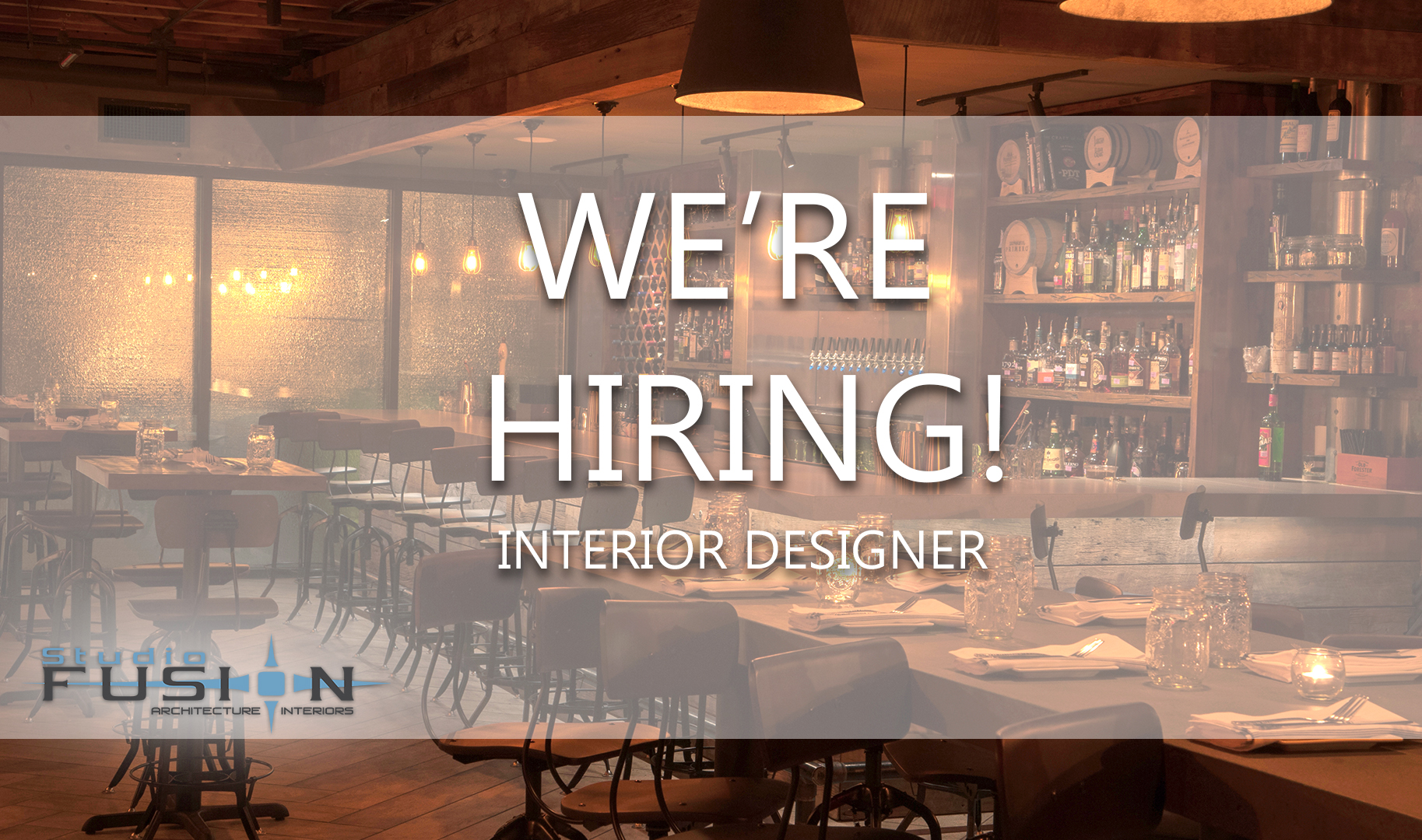 Studio Fusion is Hiring! Interior Designer - Studio Fusion